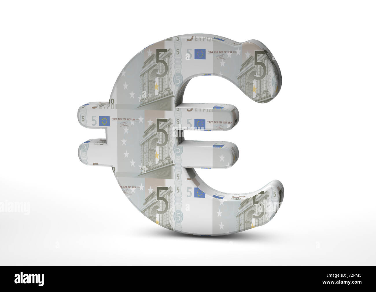 euro sign five euro Stock Photo - Alamy