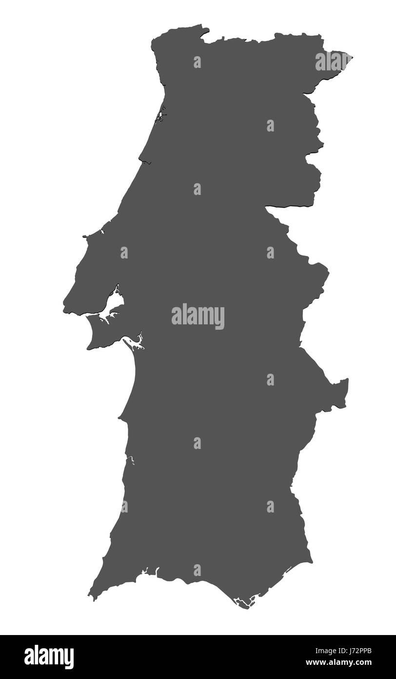 europe portugal card European Union lisbon joining atlas map of the ...