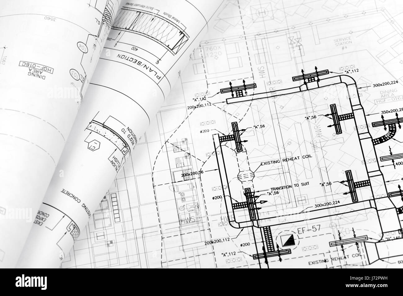 Technical plan hi-res stock photography and images - Alamy