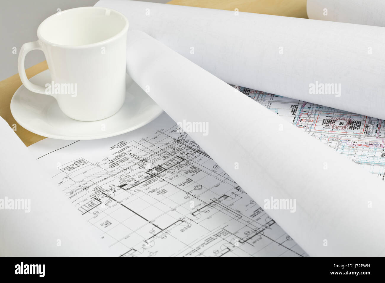 Architectural technical blueprint background, engineering, construction ...