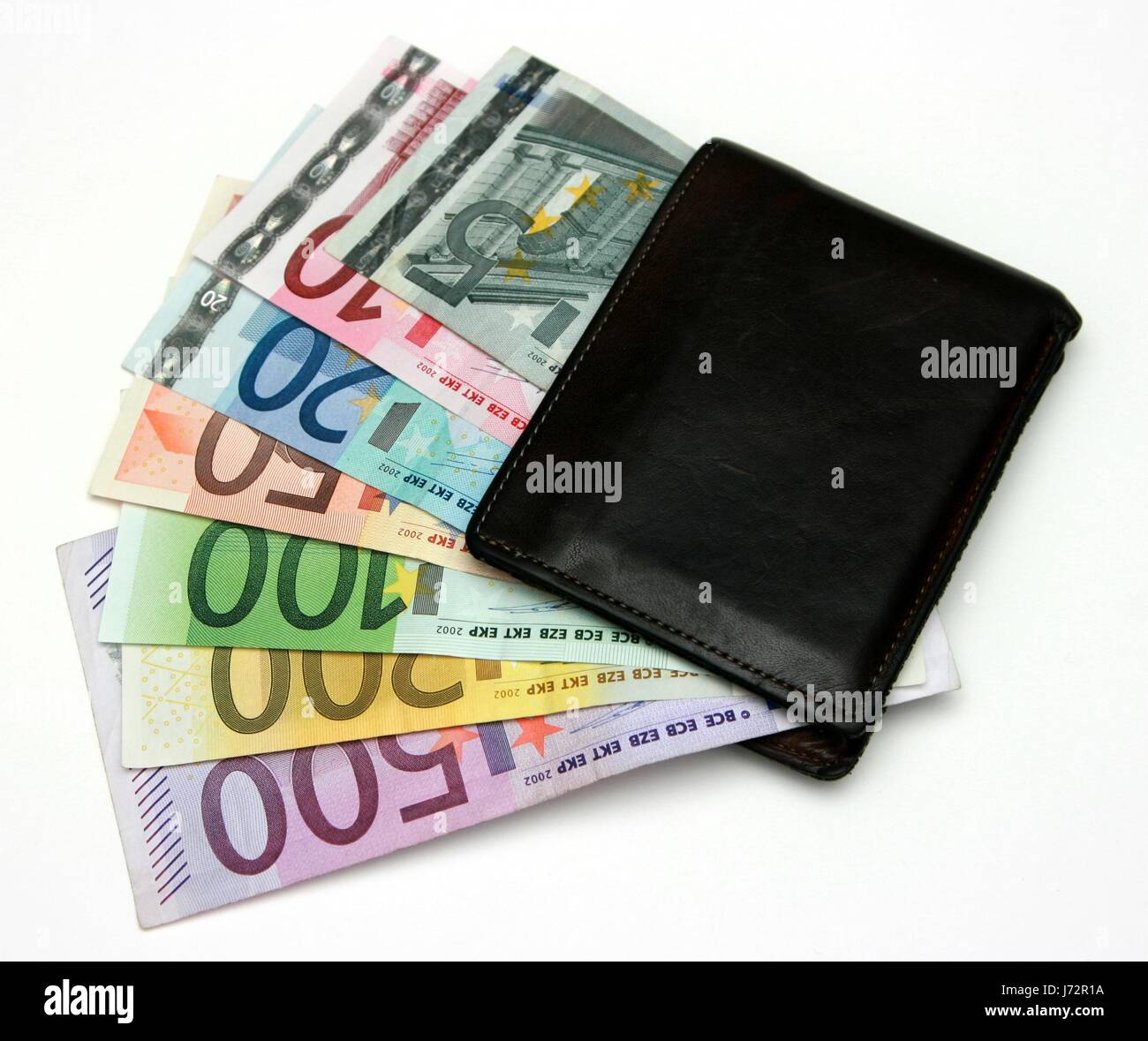 pay euro banknotes purse wallet moneybag pocketbook money economy bank ...