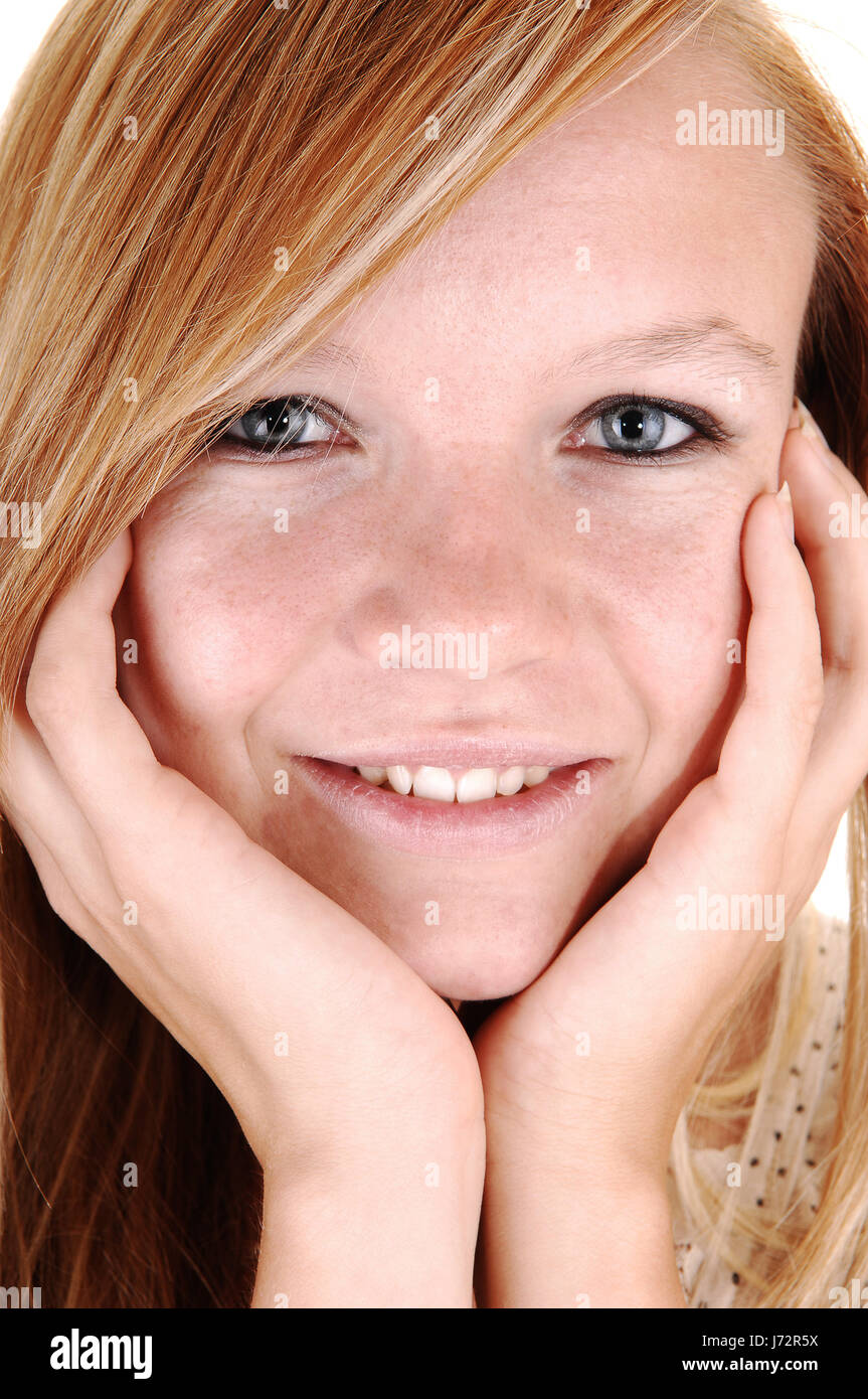 woman closeup portrait look glancing see view looking peeking looking ...