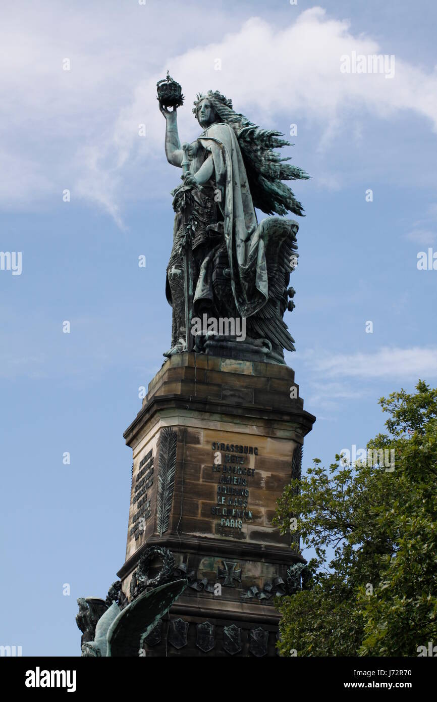 monument rhine sightseeing emblem sign signal macro close-up macro ...