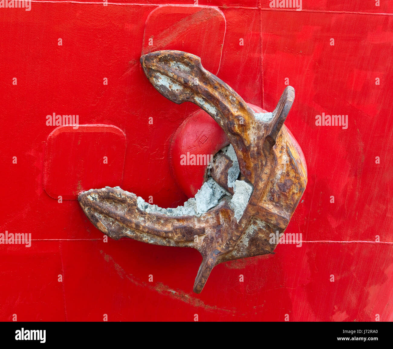 iron metal rusty rust boat anchor ship red rowing boat sailing boat ...