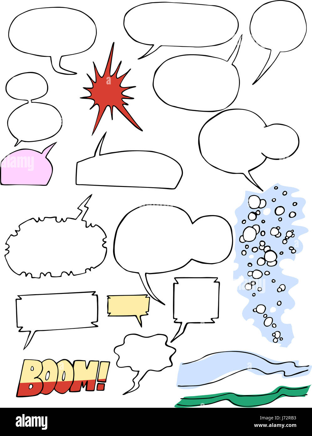 comic cloud word bubble cartoon talk speaking speaks spoken speak ...