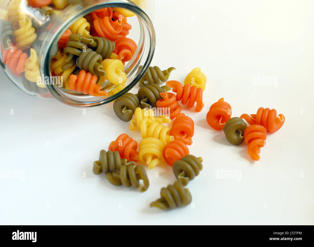 coloured colourful gorgeous multifarious richly coloured dough noodle ...