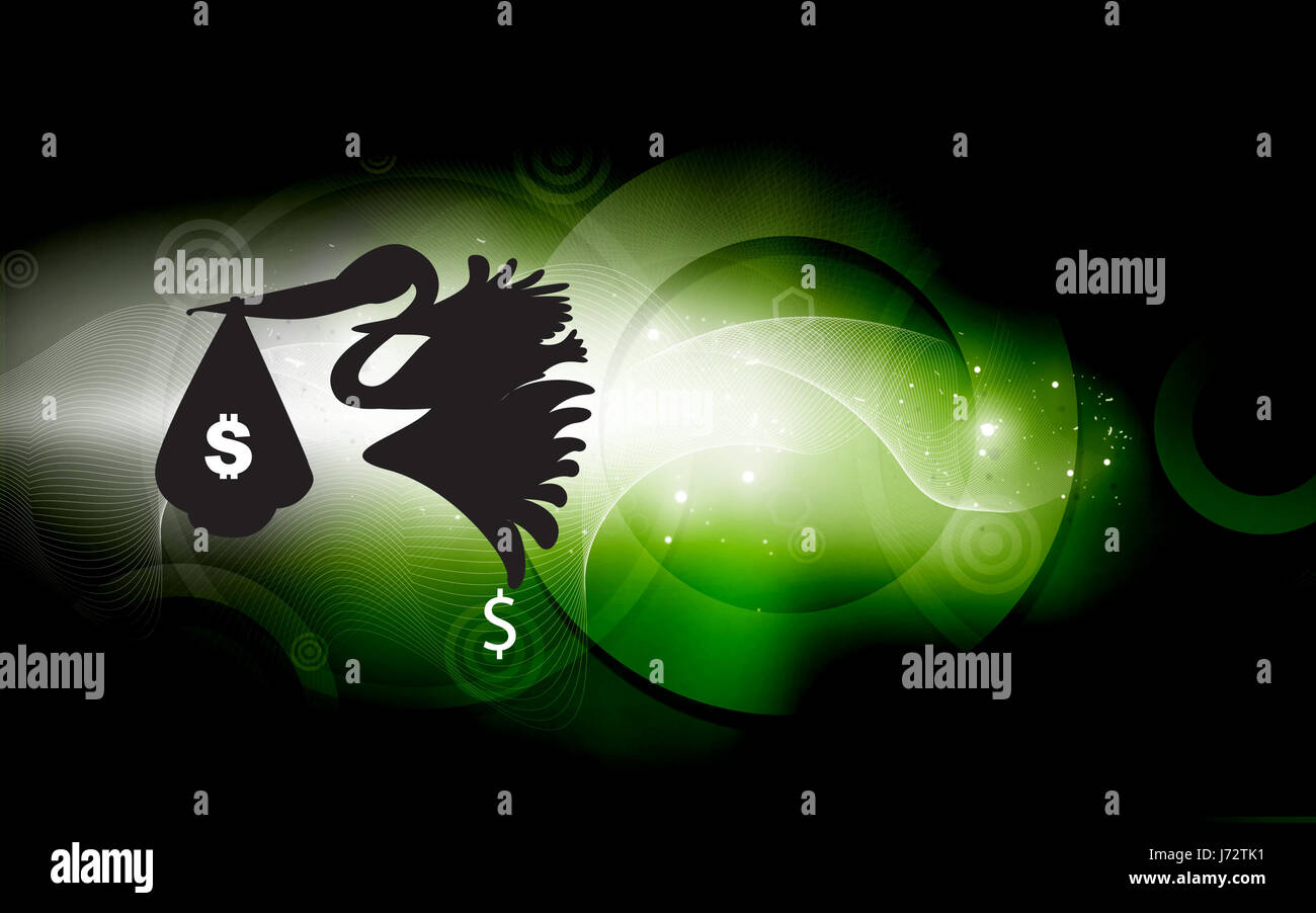 dollar dollars animal bird swan economics investment pictogram symbol ...