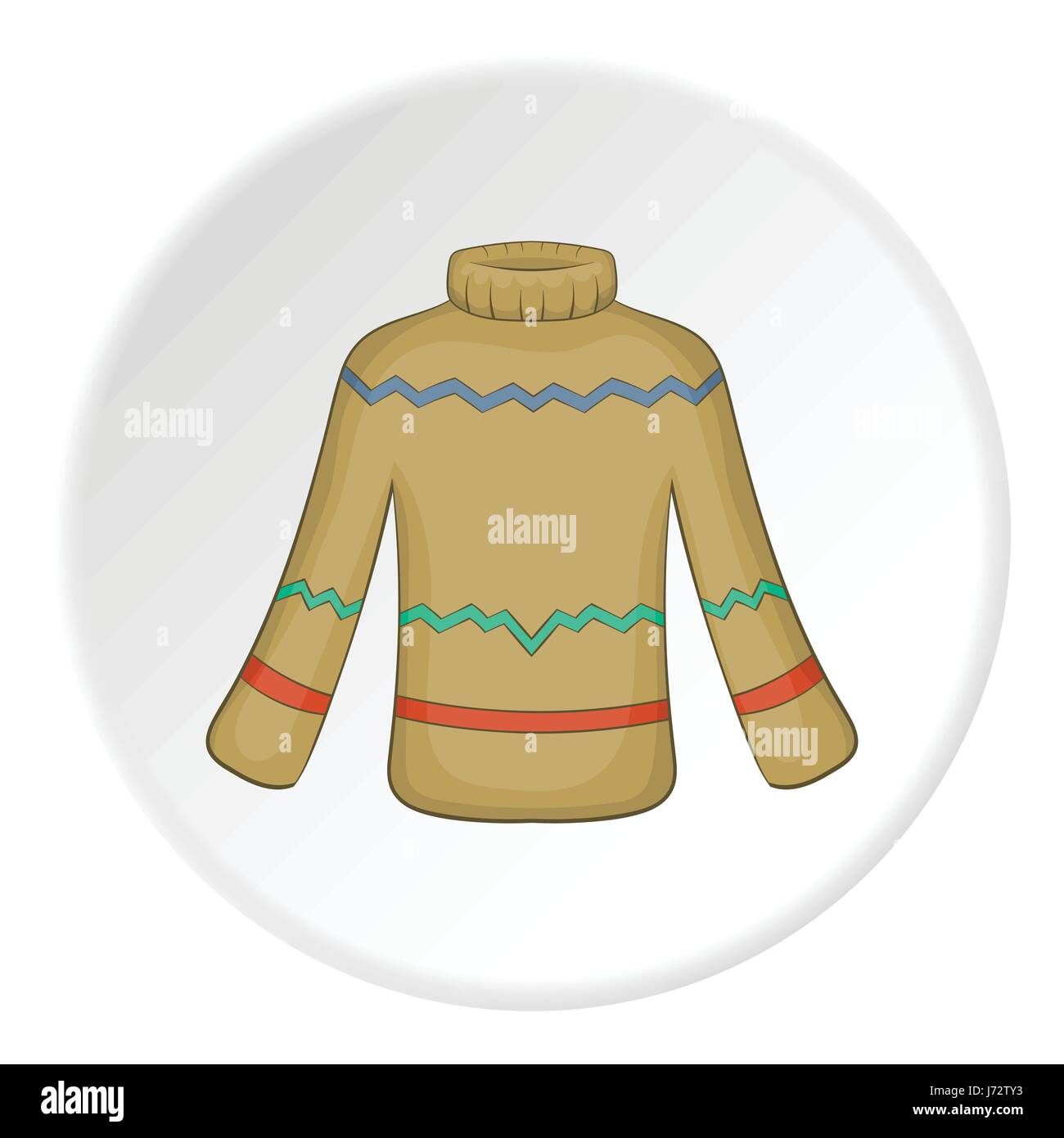 Mens sweater icon, cartoon style Stock Vector Image & Art - Alamy