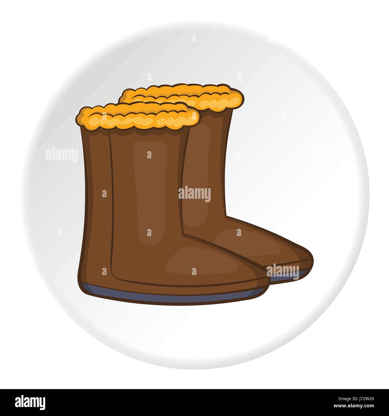 Felt boots icon, cartoon style Stock Vector Image & Art - Alamy