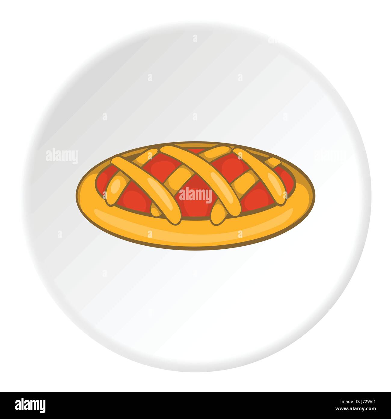 Cake icon, cartoon style Stock Vector Image & Art - Alamy