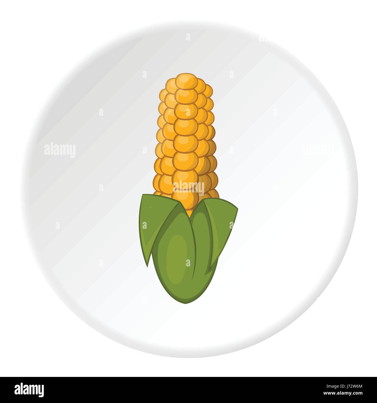 Corn icon, cartoon style Stock Vector Image & Art - Alamy