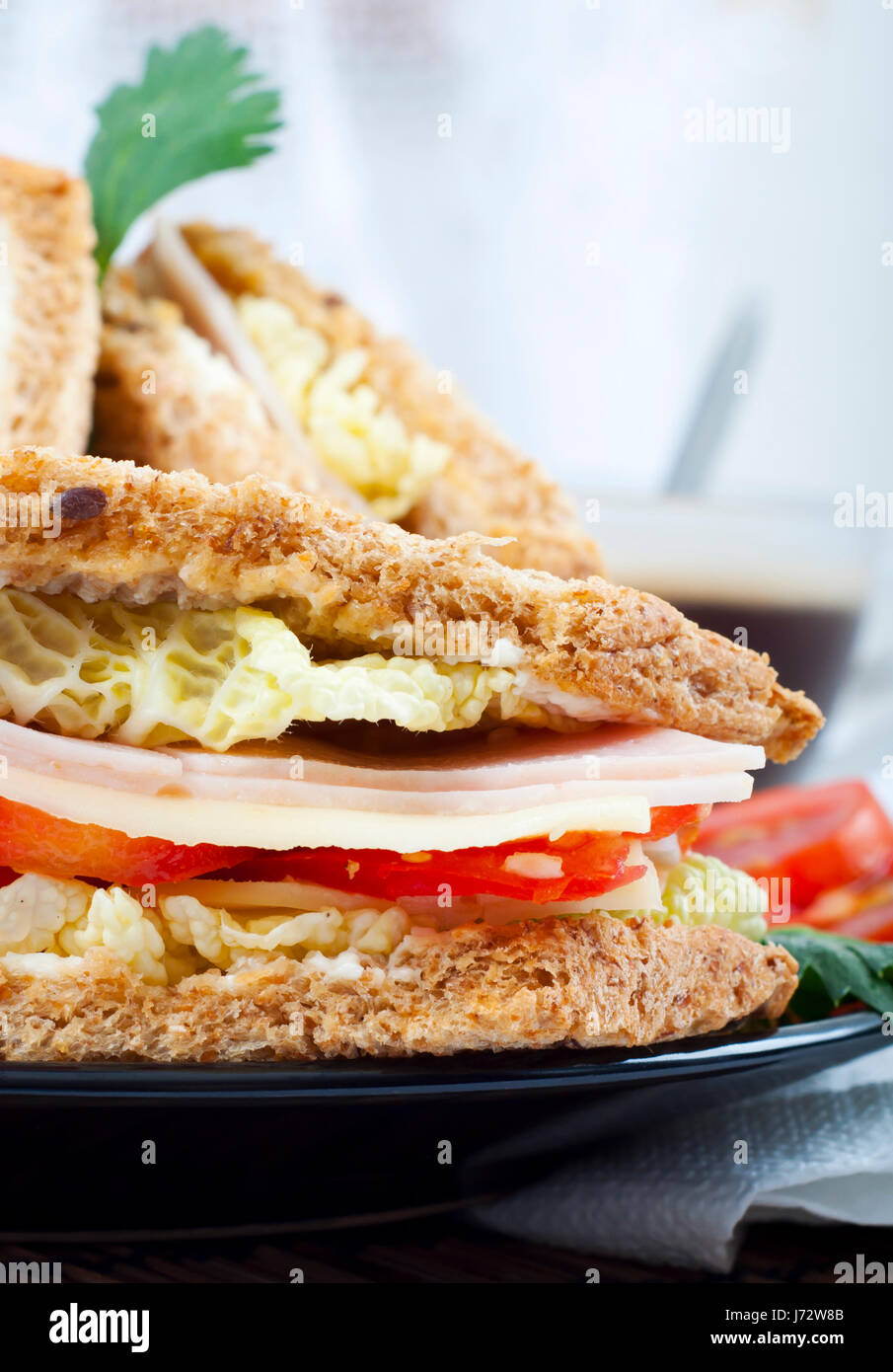 bread sandwich toast coffee snack fresh food breakfeast breakfast cafe ...