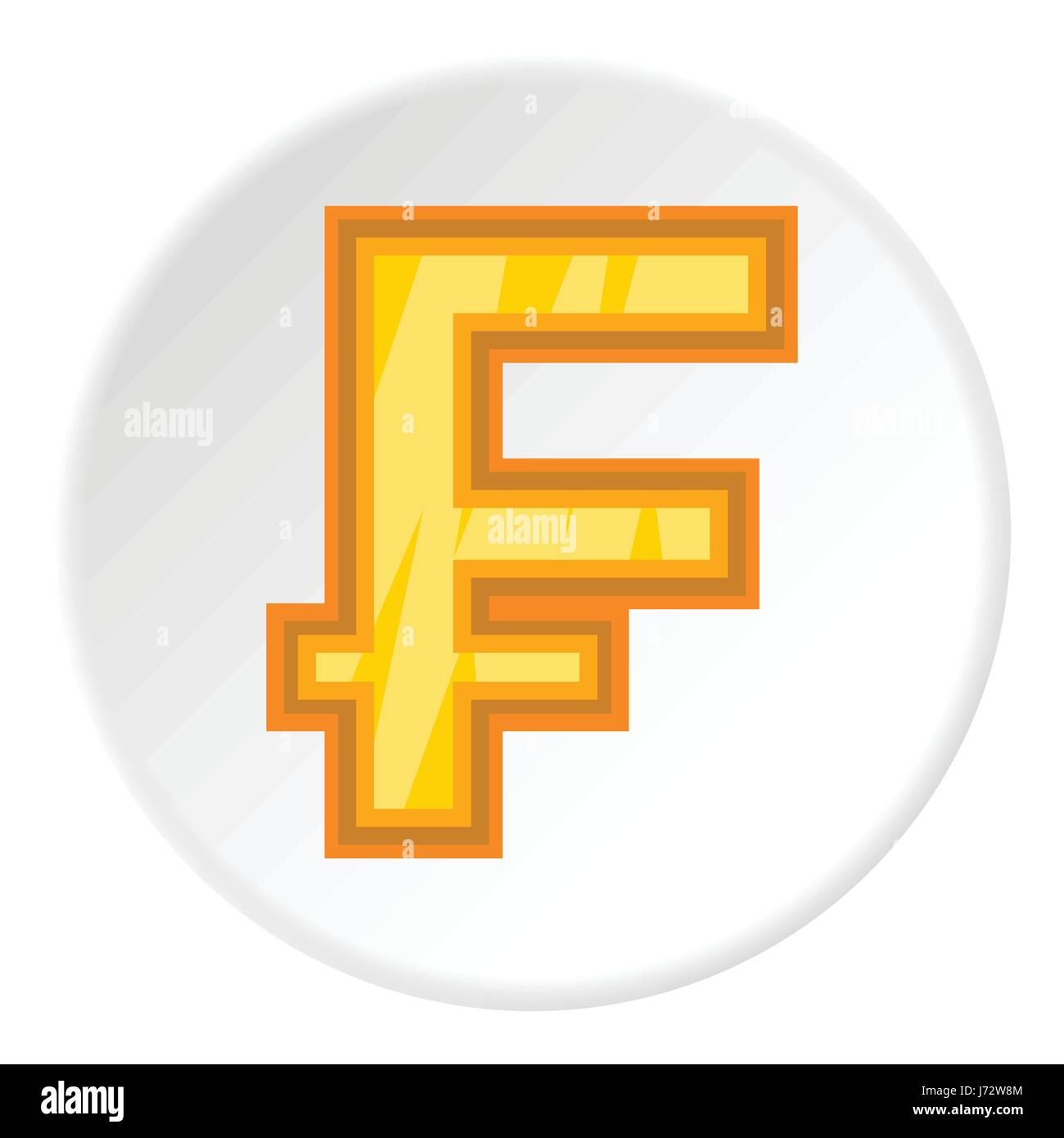 Sign of money frank icon, cartoon style Stock Vector Image & Art - Alamy