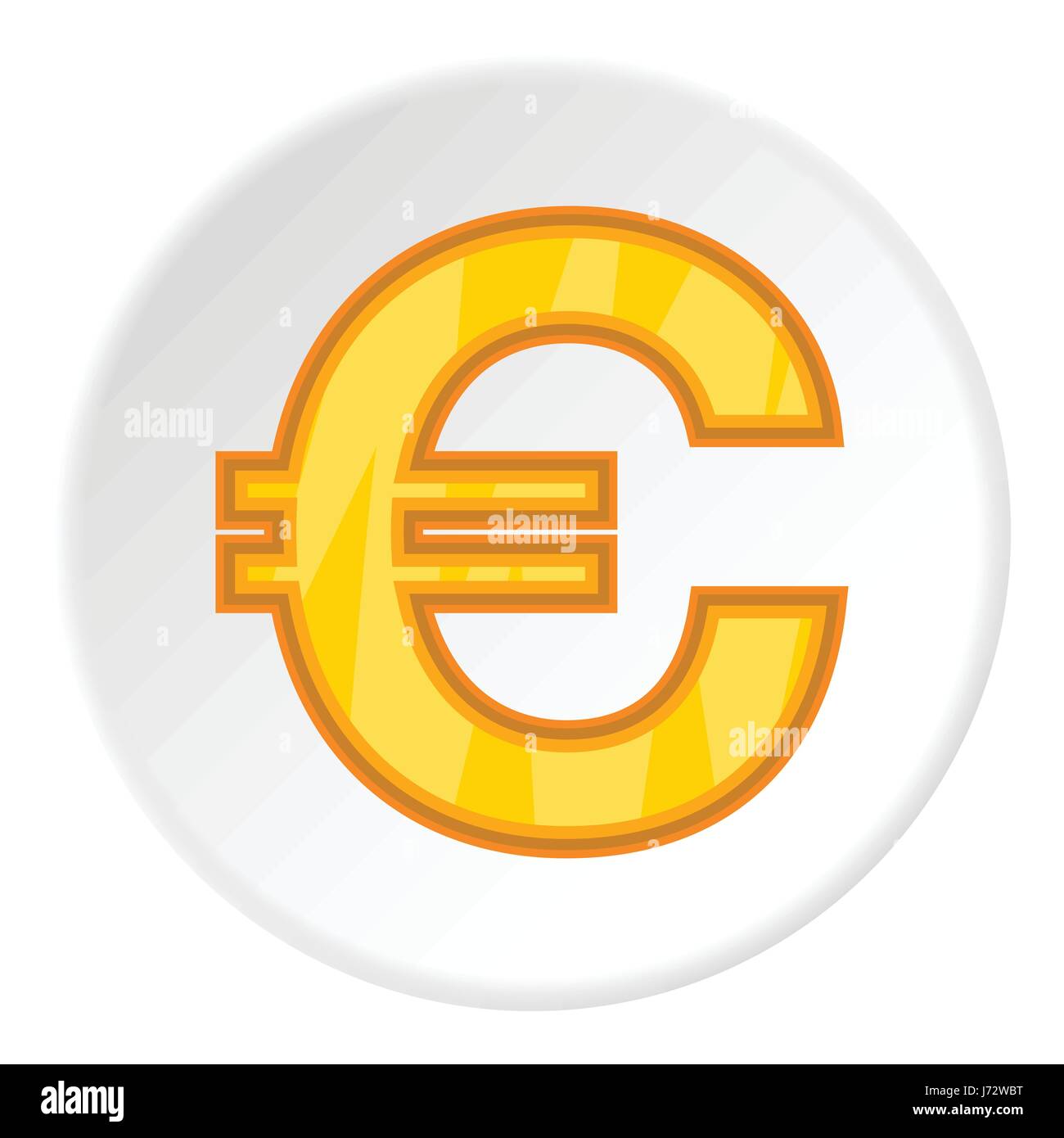 Sign of money euro icon, cartoon style Stock Vector Image & Art - Alamy
