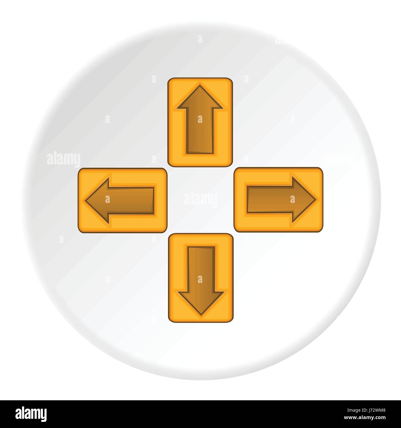 Joystick buttons icon, cartoon style Stock Vector Image & Art - Alamy