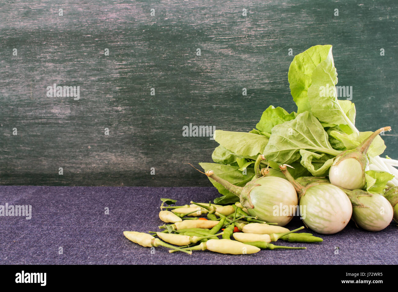 true vegetable set and chalkboard background Stock Photo - Alamy