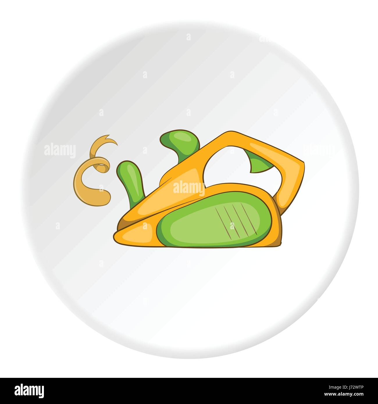 Planer on wood icon, cartoon style Stock Vector Image & Art - Alamy