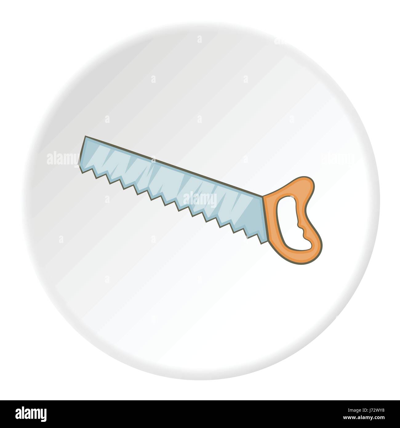 Wood saw icon, cartoon style Stock Vector Image & Art - Alamy