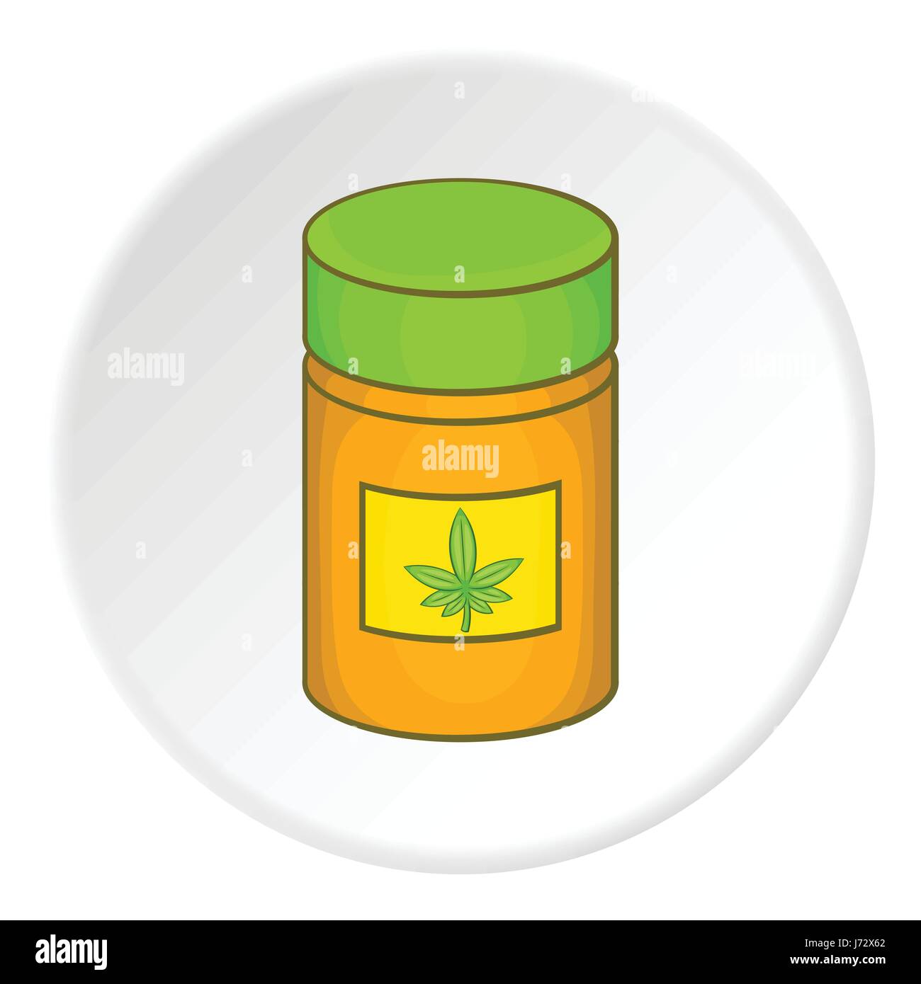 Jar of marijuana icon, cartoon style Stock Vector Image & Art - Alamy