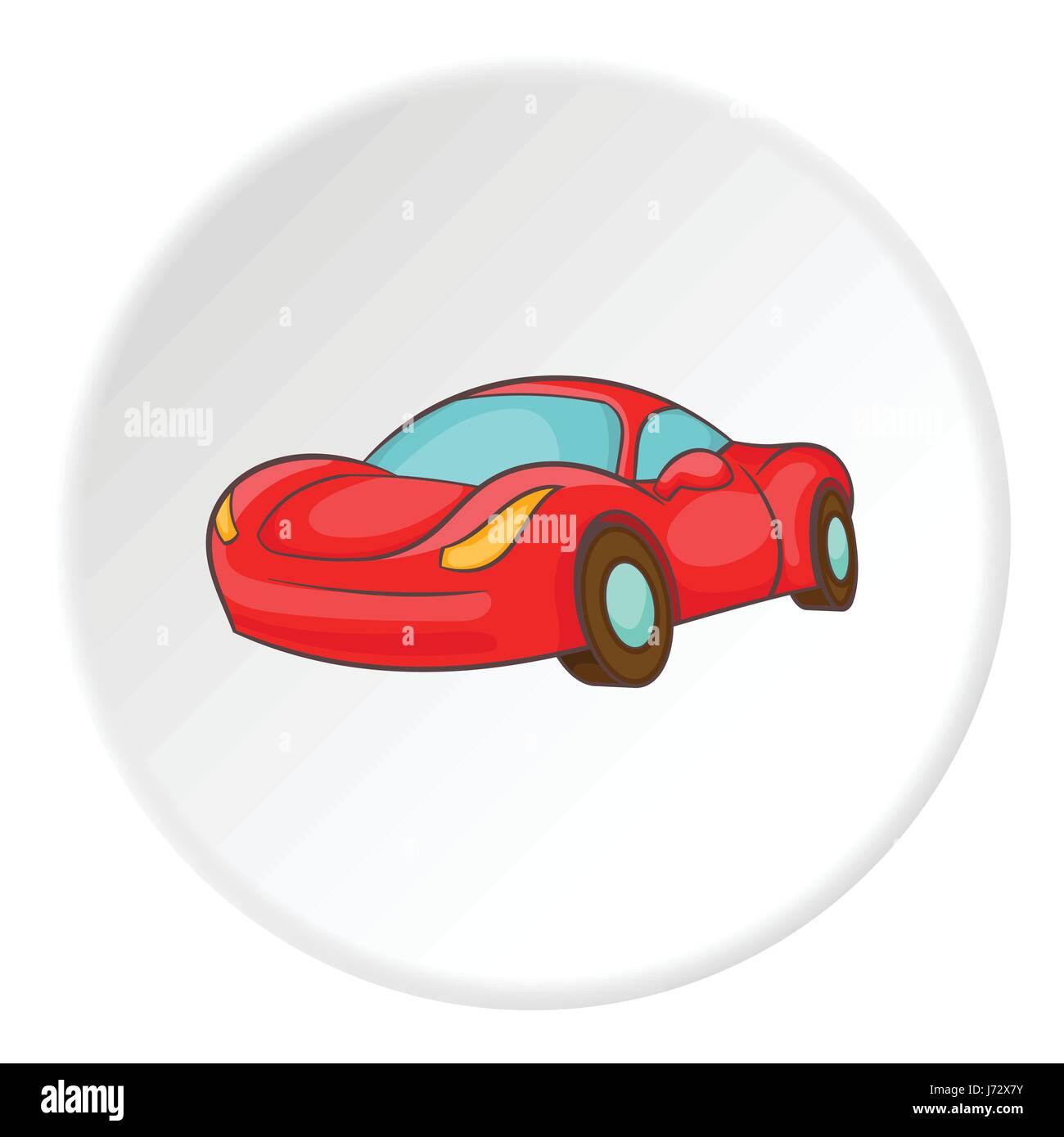 Race car icon, cartoon style Stock Vector Image & Art - Alamy