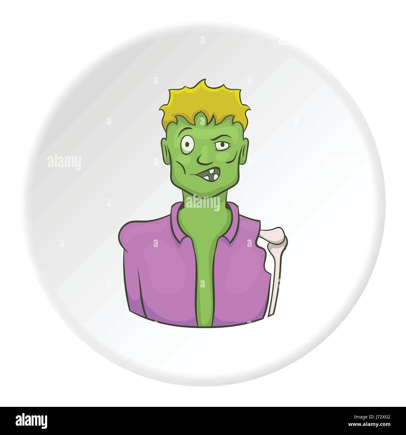 Zombie profile Cut Out Stock Images & Pictures - Alamy