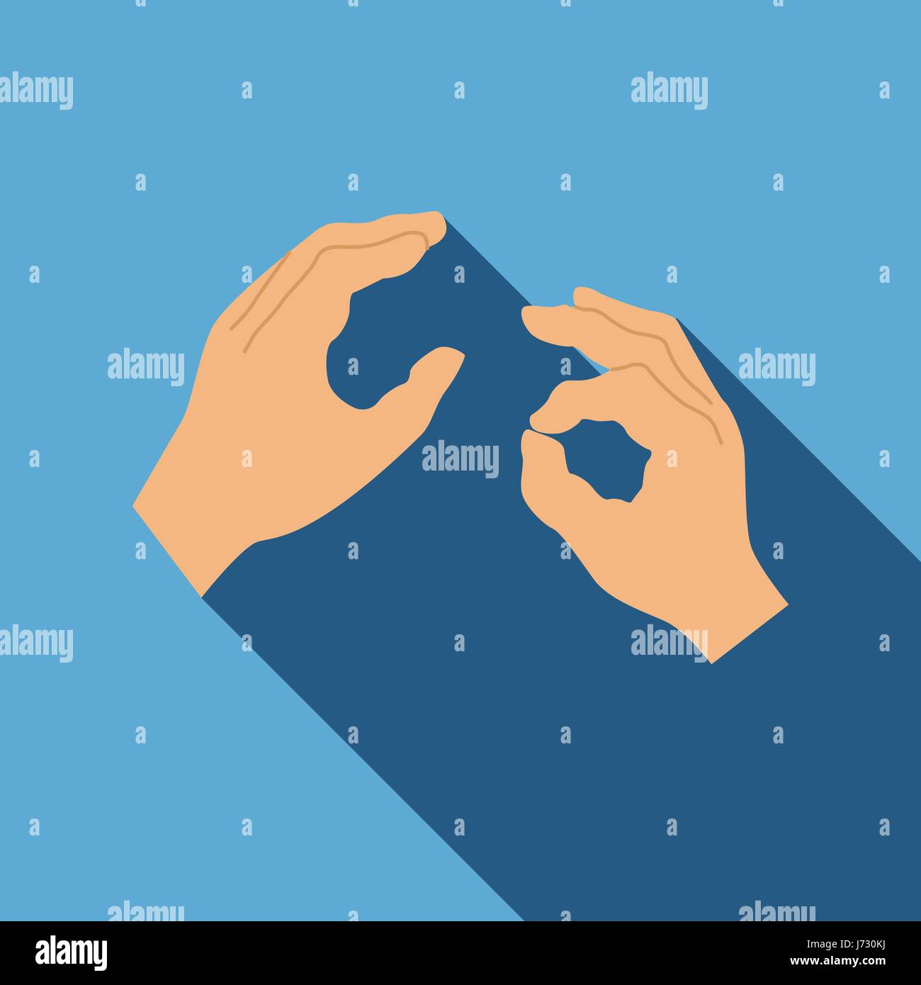 Hand Sign Language Alphabet Deaf High Resolution Stock Photography and ...