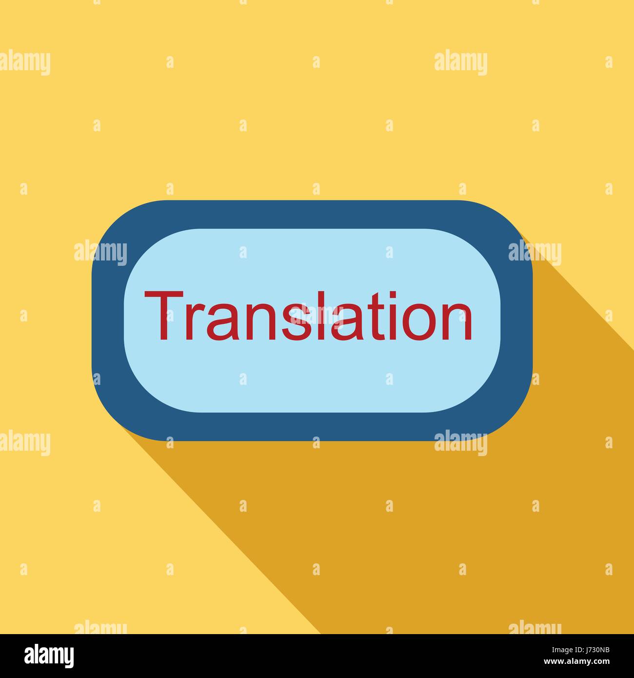Translate button icon, flat style Stock Vector Image & Art - Alamy