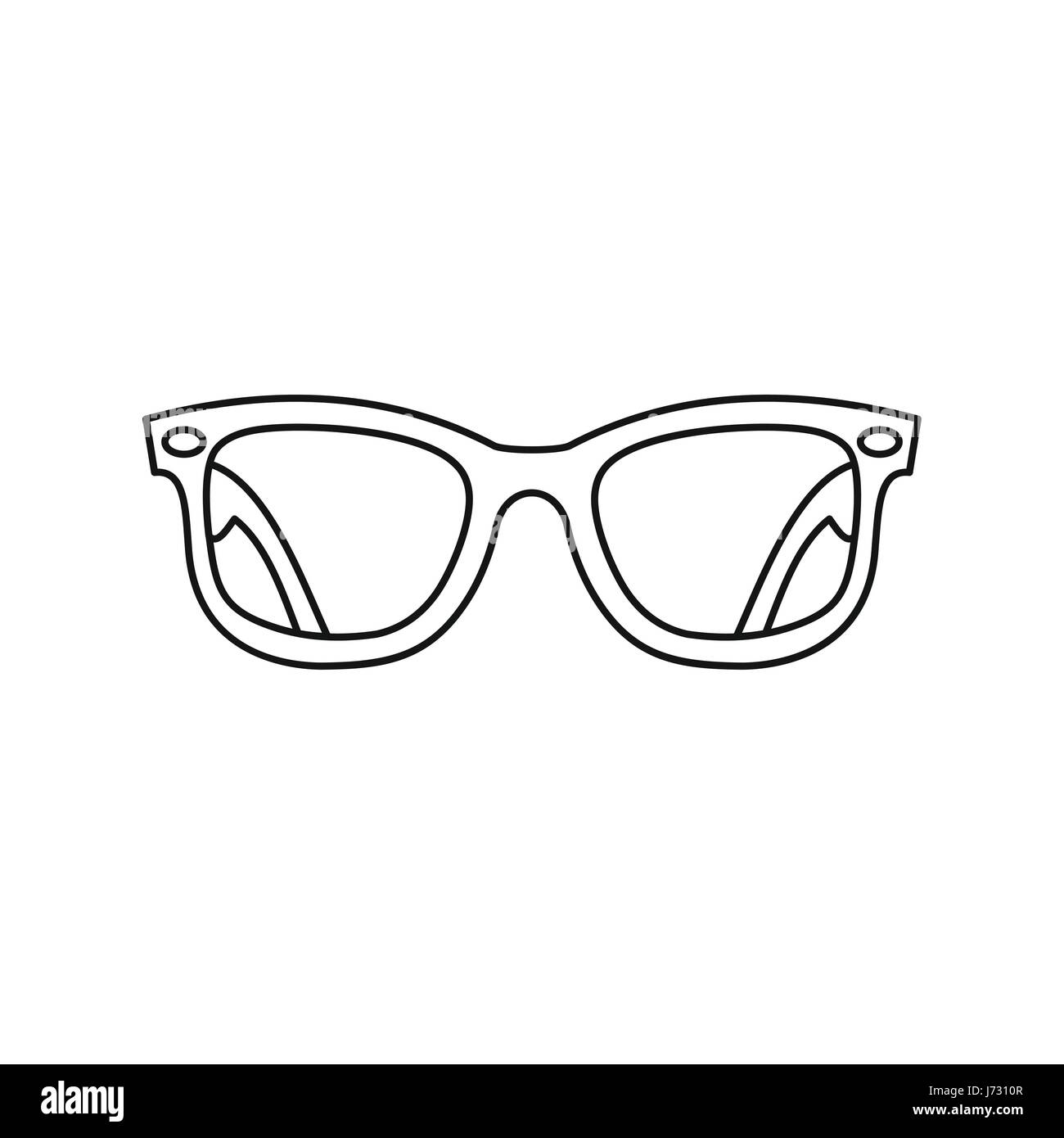 Eyeglasses icon, outline style Stock Vector Image & Art - Alamy