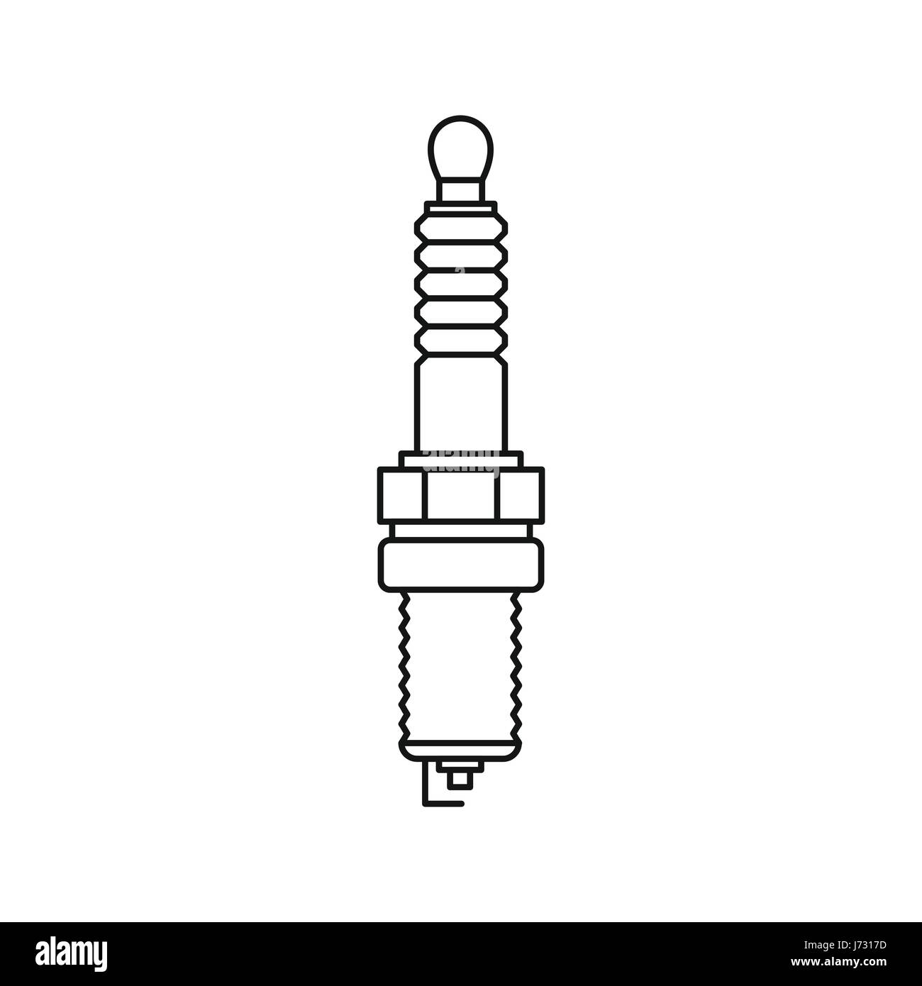 Car candle icon outline Stock Vector Images - Alamy