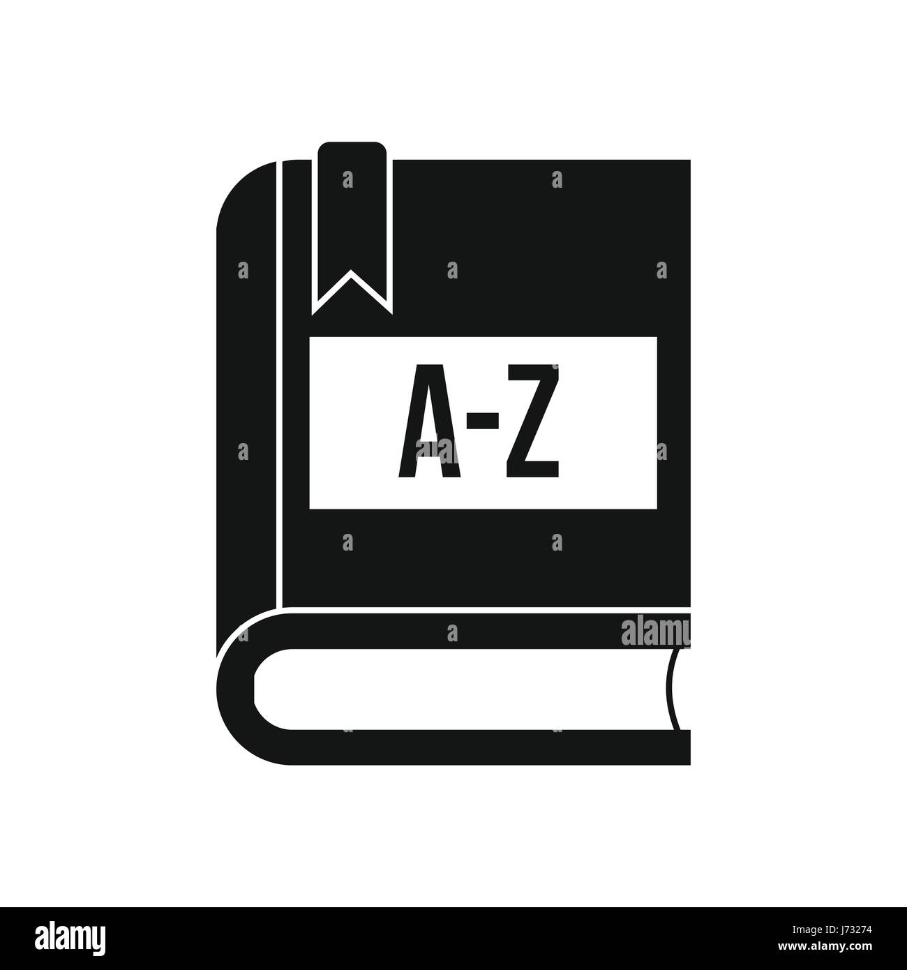 Dictionary book icon, simple style Stock Vector Image & Art - Alamy