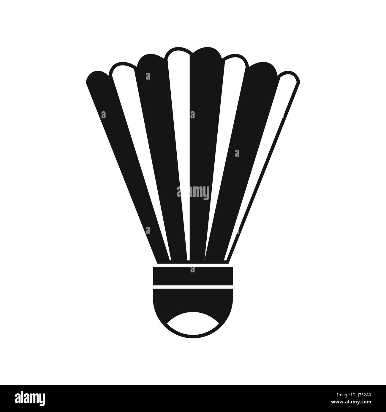 Shuttlecock icon, simple style Stock Vector Image & Art - Alamy