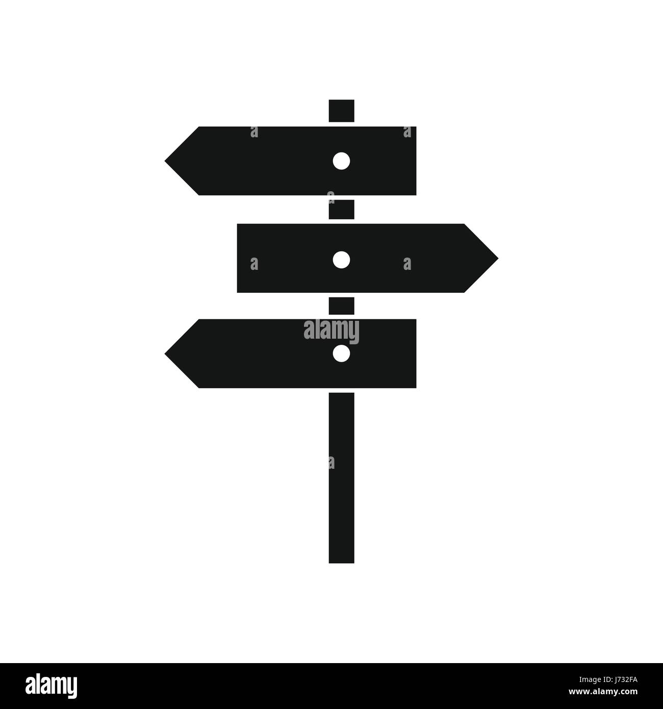 Direction signs icon, simple style Stock Vector Image & Art - Alamy