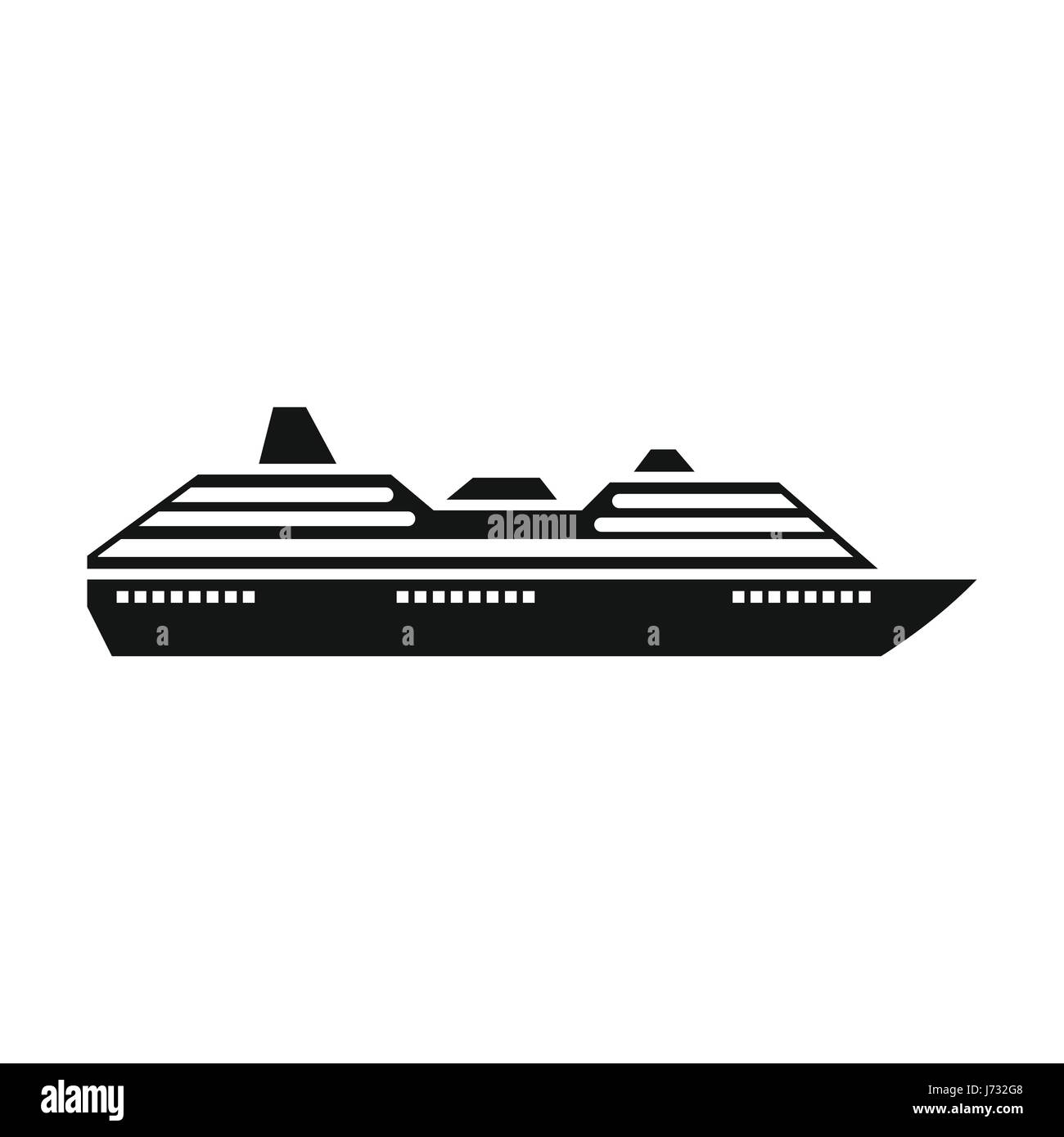 Cruise ship icon, simple style Stock Vector Image & Art - Alamy