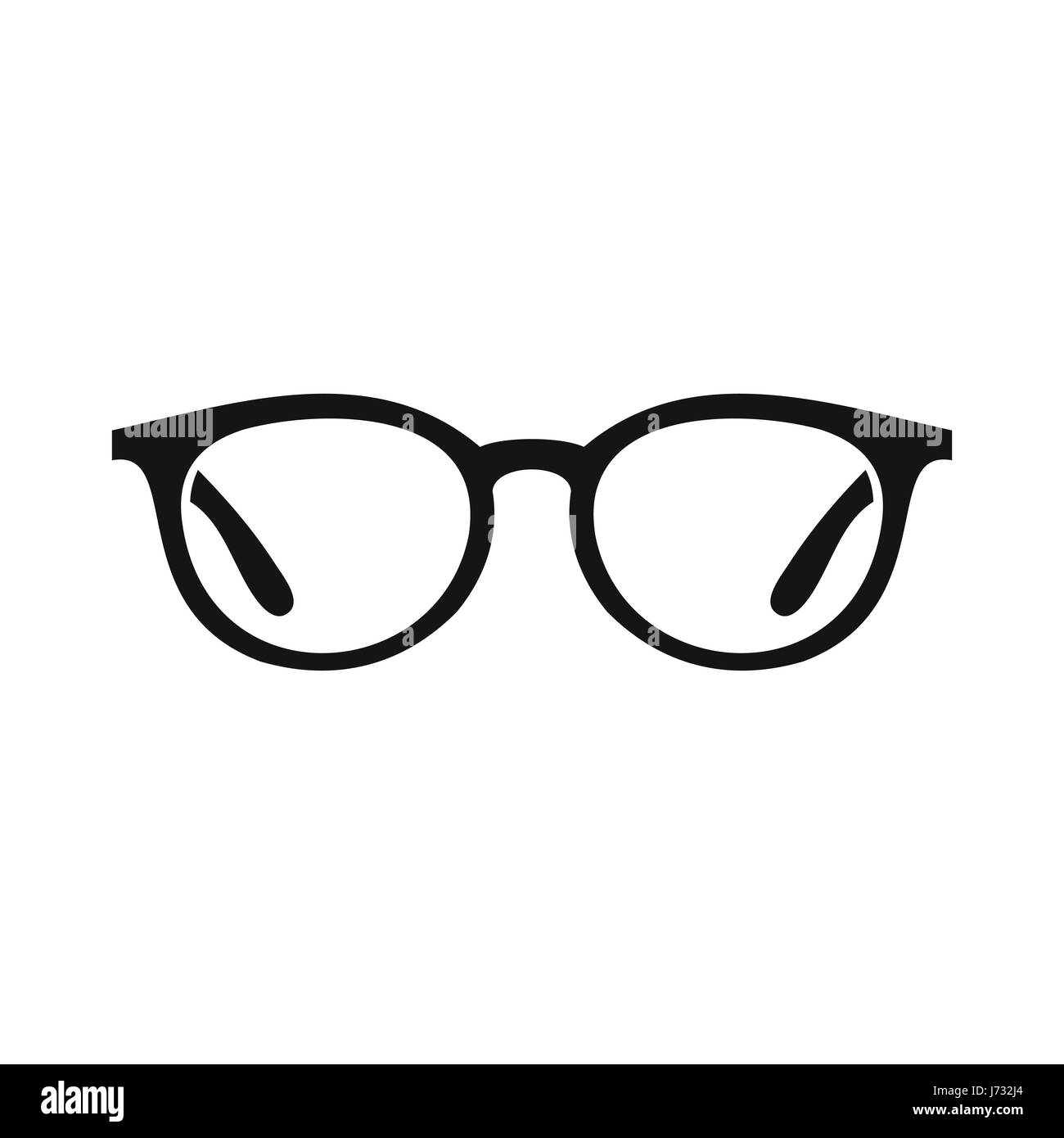 Glasses icon in simple style Stock Vector Image & Art - Alamy