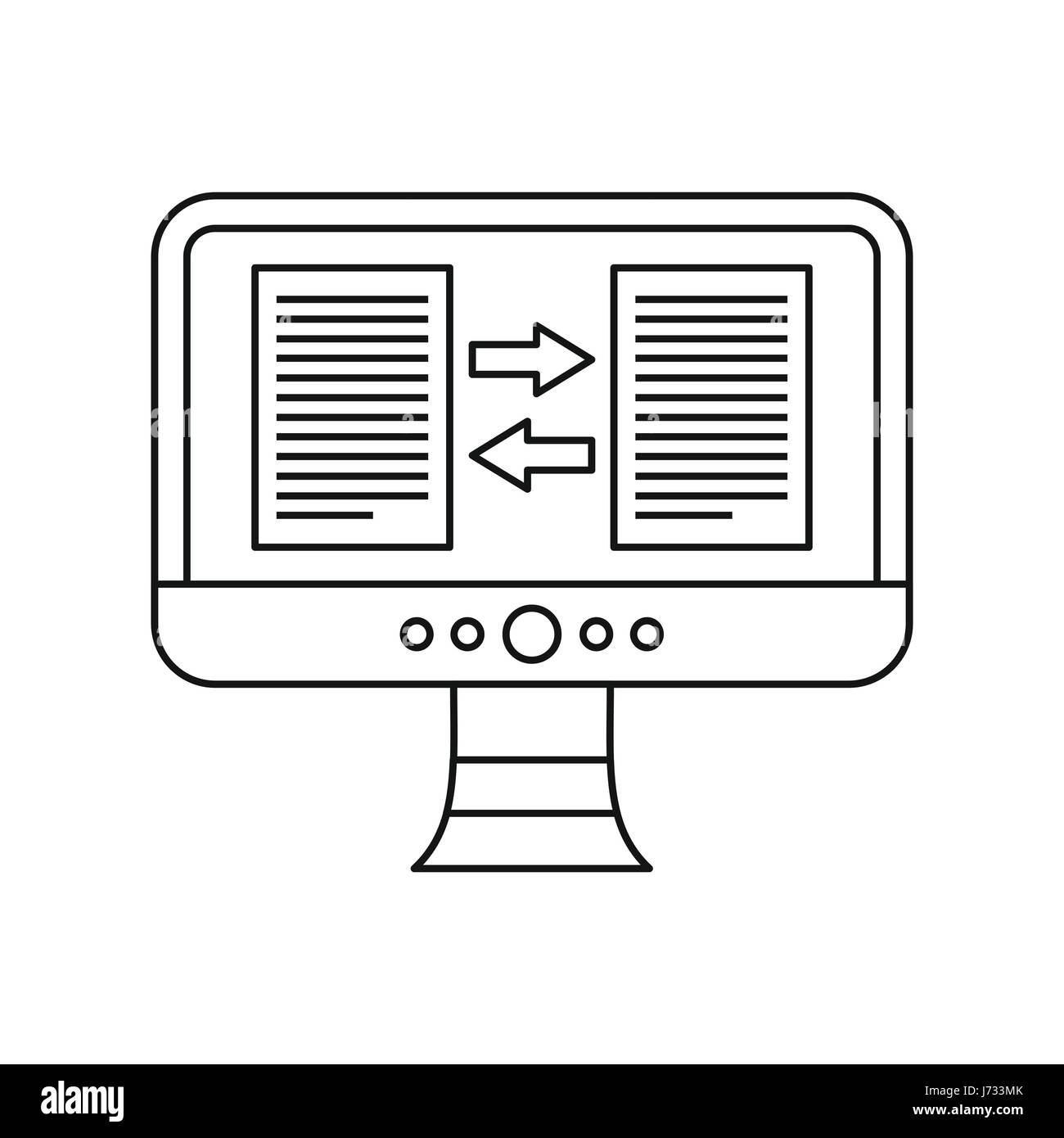 Student uk computer school Stock Vector Images - Alamy