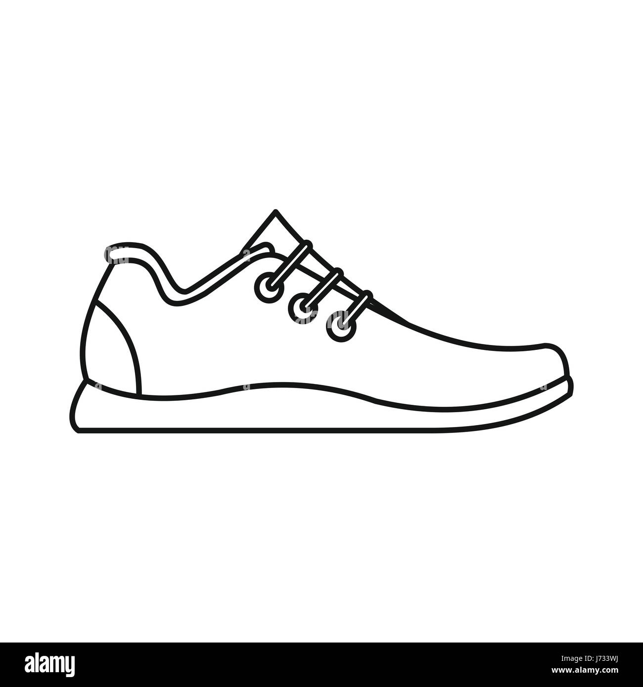 Athletic shoe icon, outline style Stock Vector Image & Art - Alamy