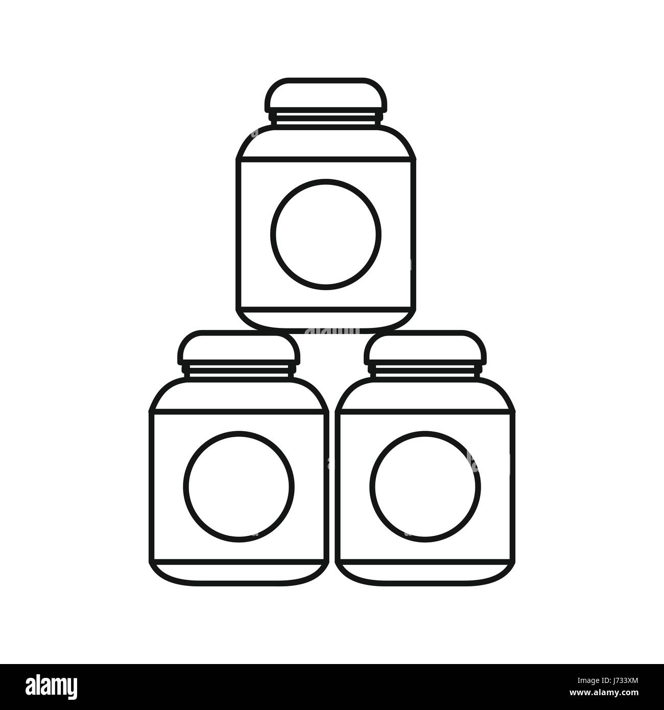 Vitamin containers Black and White Stock Photos & Images - Alamy