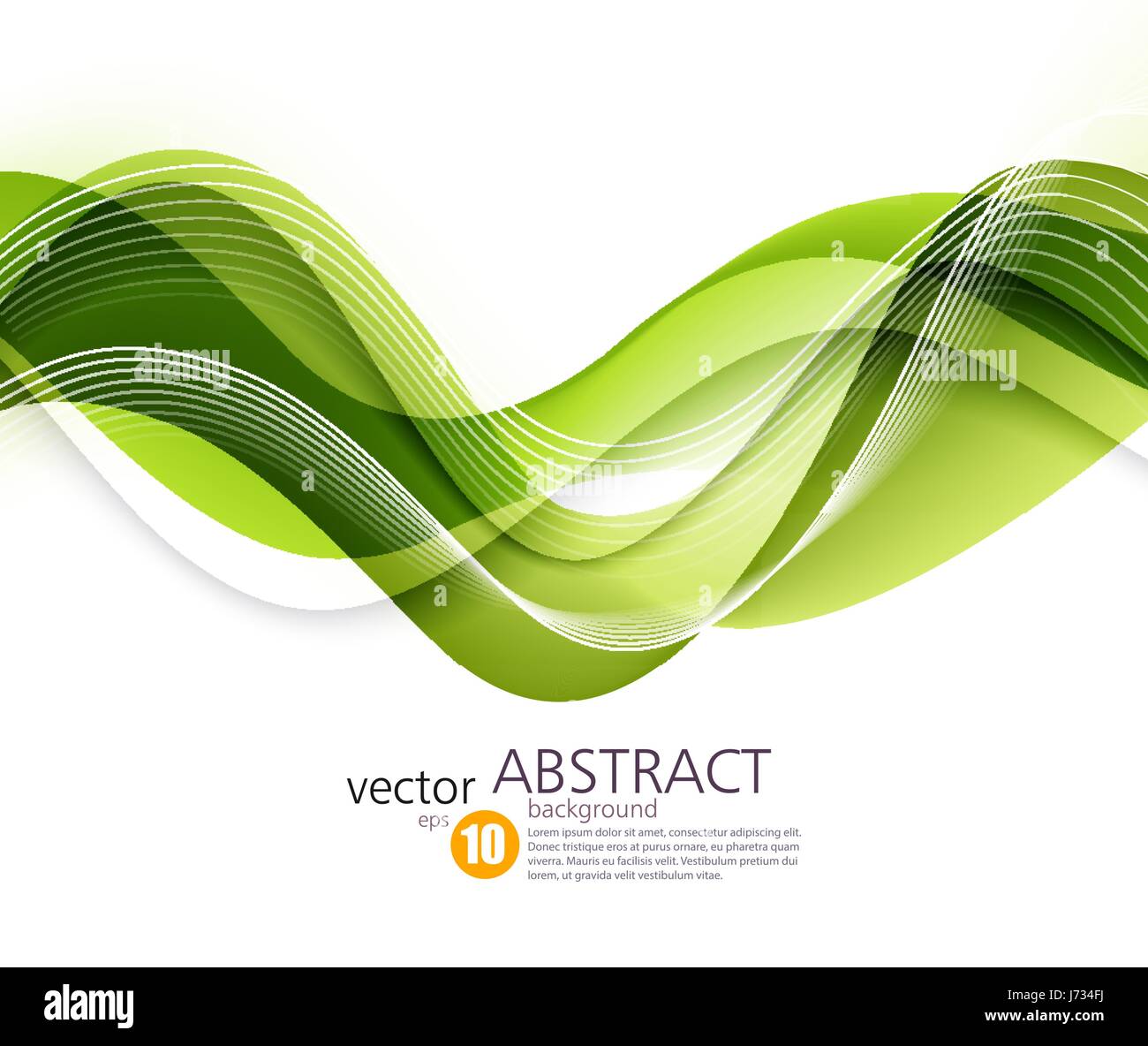 Abstract vector background, green wavy Stock Vector Image & Art - Alamy