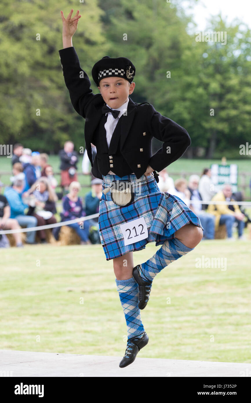 Fochabers, Scotland - May 21, 2017: A Highland Dancer performing during ...