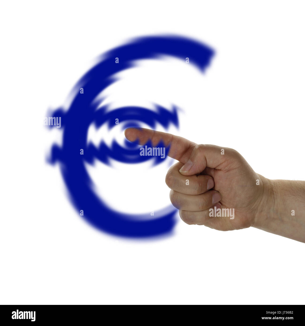 Hand gesture euro symbol Cut Out Stock Images & Pictures - Alamy