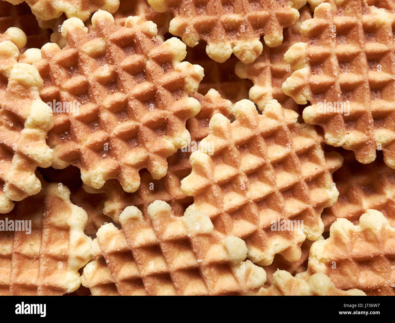 Round waffles ready breakfast hi-res stock photography and images - Alamy