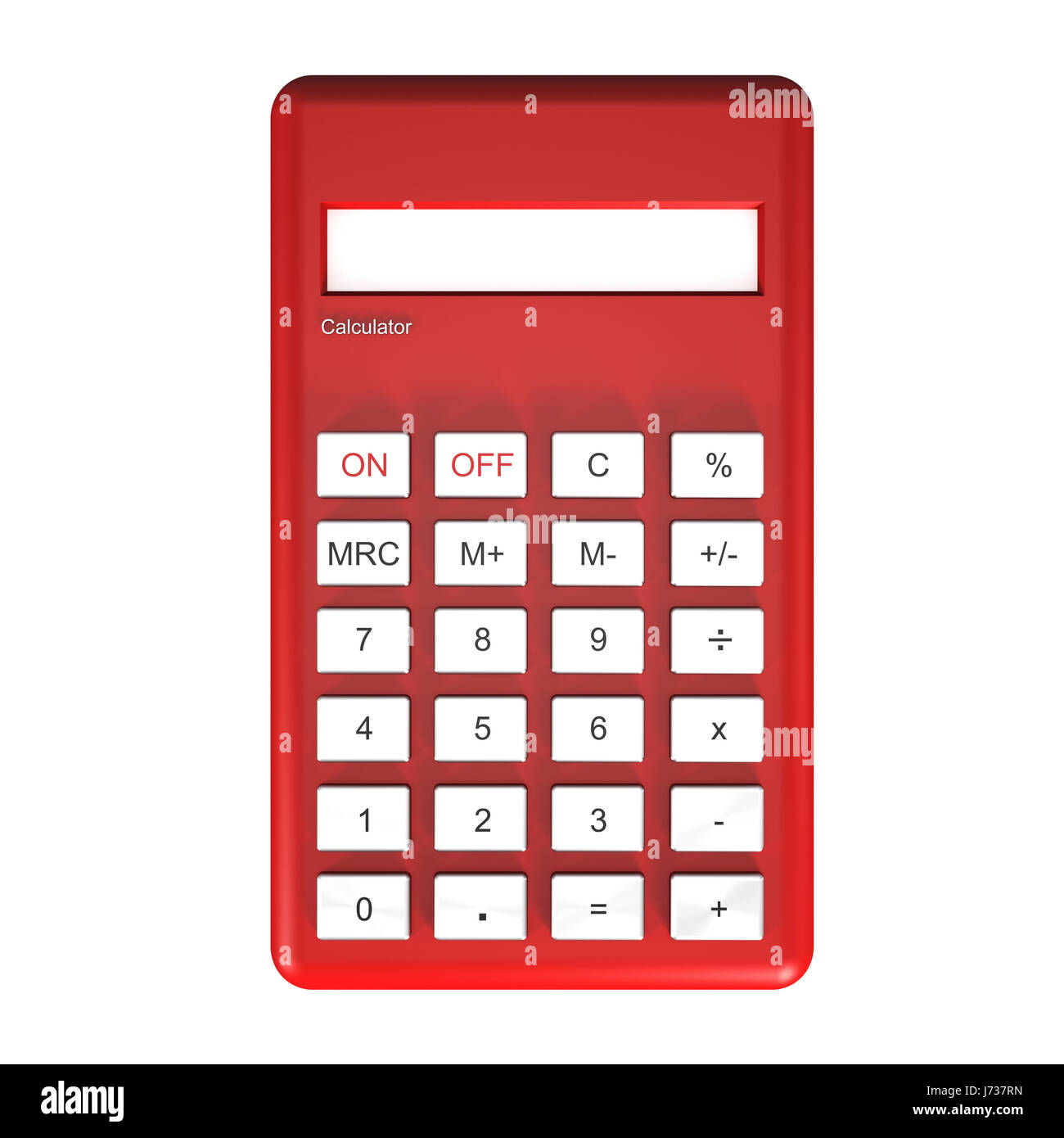 object calculator finance number count math office object isolated ...