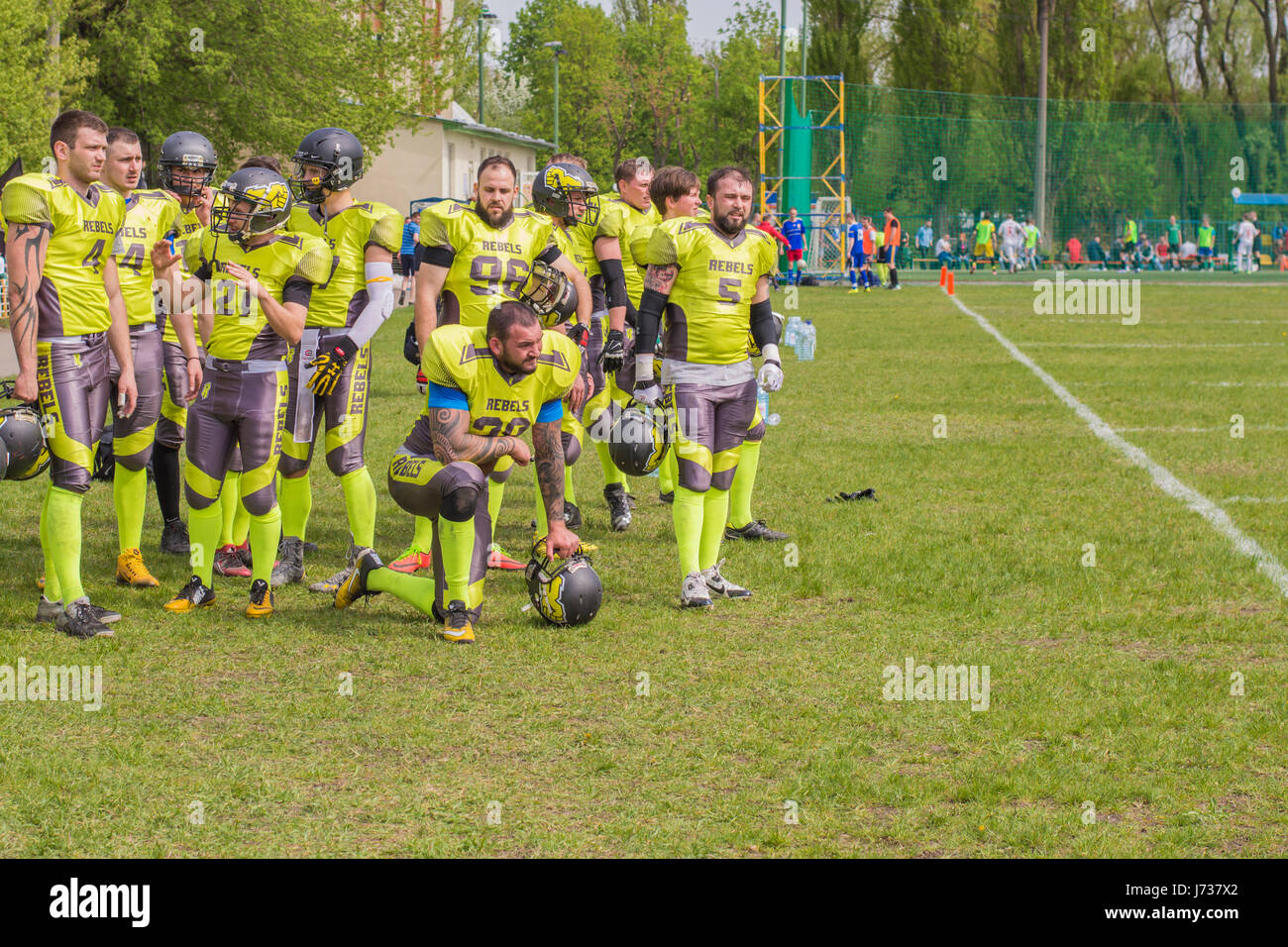 American Football Team Stock Photo - Alamy
