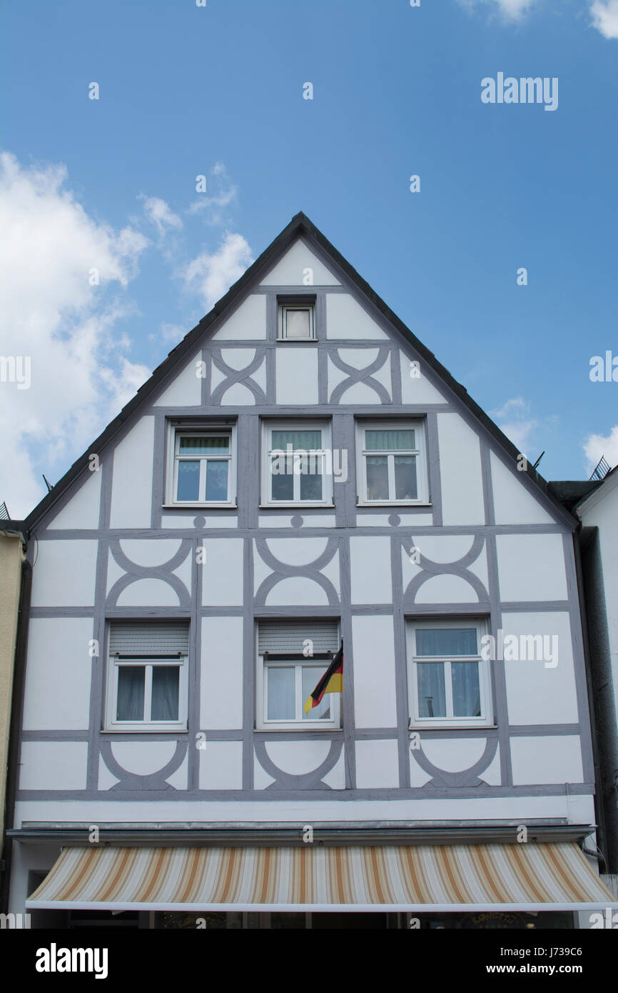 Cute Bavarian Tudor style houses, Germany Stock Photo - Alamy