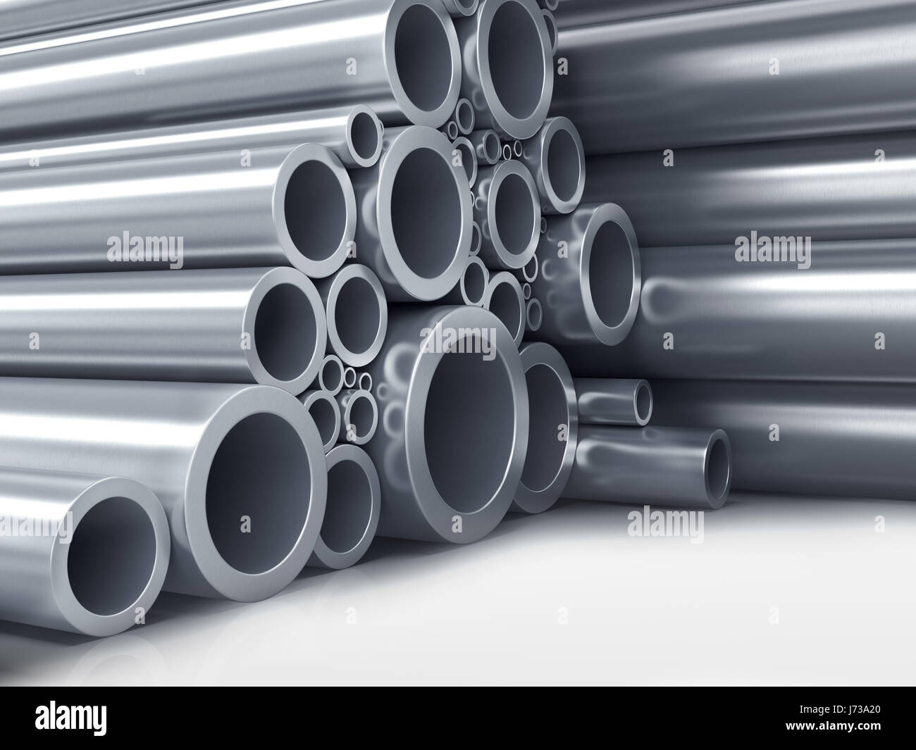 Tubes isolated on white background Stock Photo - Alamy