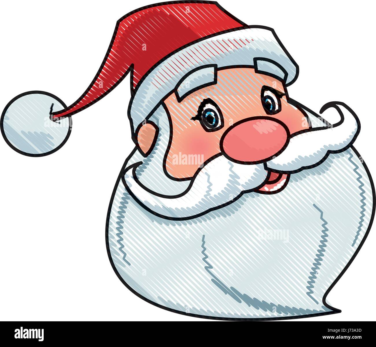 santa claus cartoon character merry christmas Stock Vector Image & Art ...