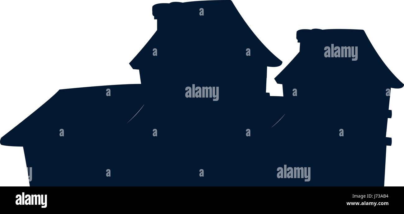 Chimney covered with snow Stock Vector Images - Alamy