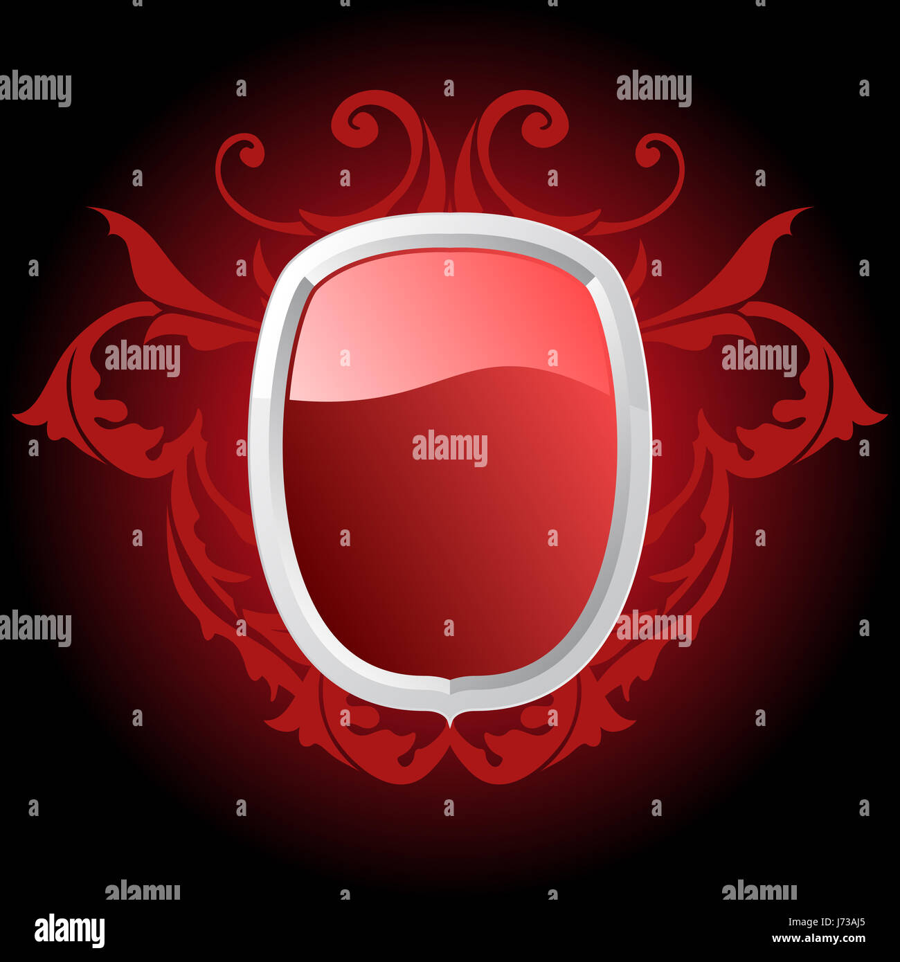 graphic bright shiny element badge shield conspicuous pictographic ...