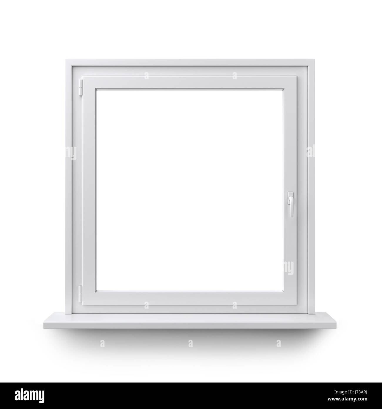 White window isolated on clean white background Stock Photo - Alamy