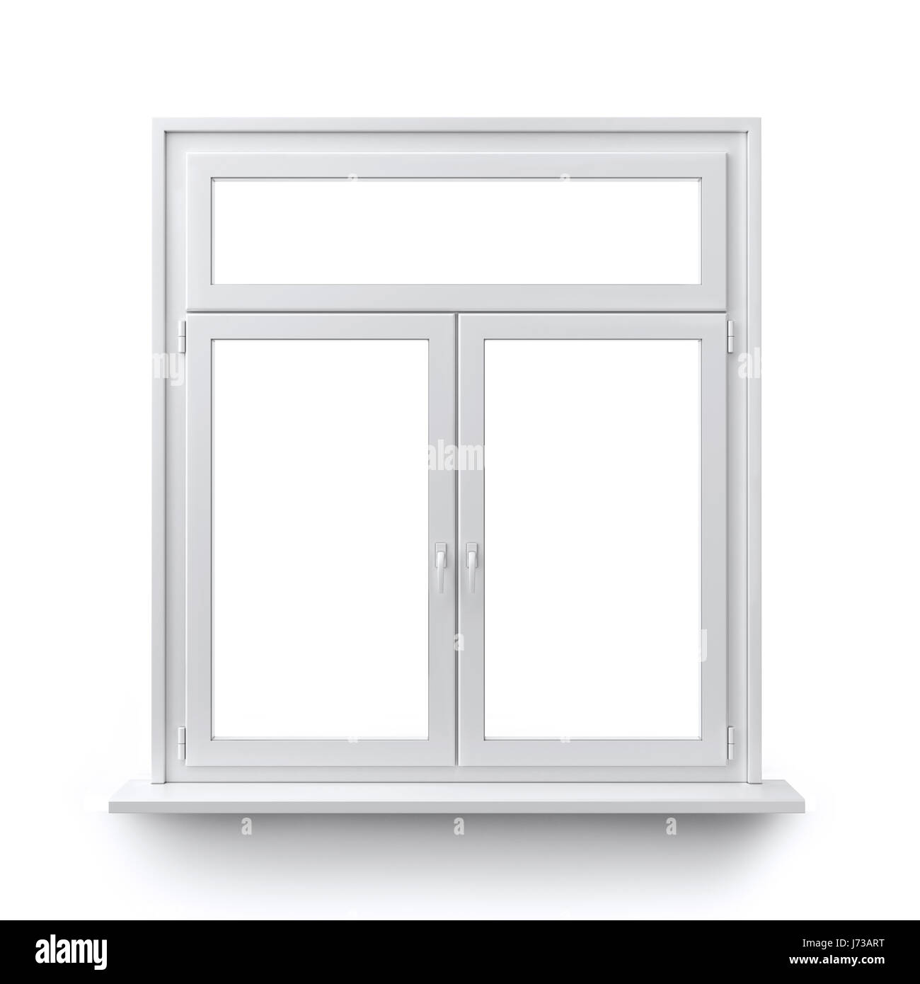 White window isolated on clean white background Stock Photo - Alamy